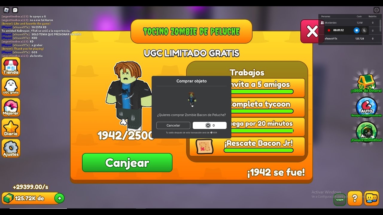 💚FREE UGC ZOMBIE BACON #567 ROBLOX💚🧟‍♂️ - YouTube