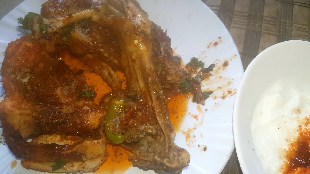 Shikarpuri dam chicken recipe in sindhi - YouTube