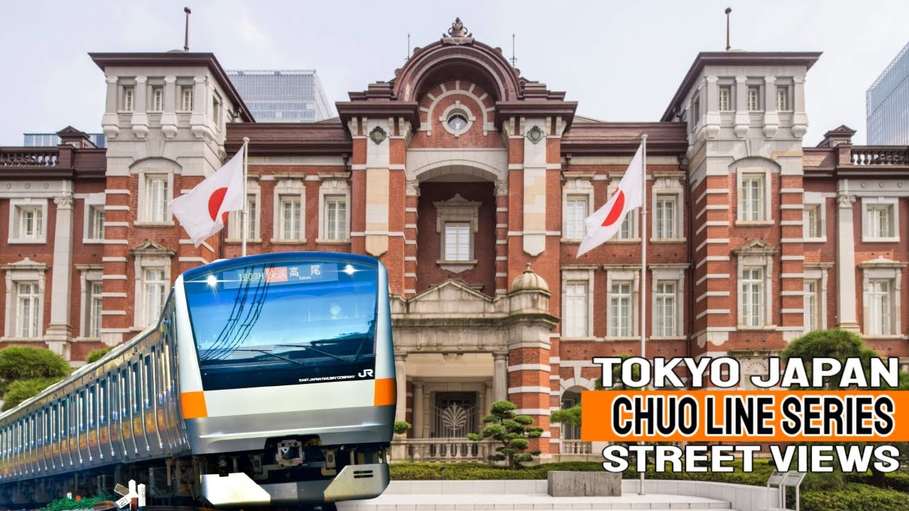 Tokyo to Ochanomizu [LIVE] Street View Experience | Chuo Line Series ...