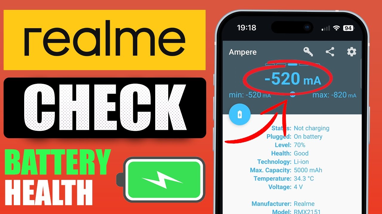How to Check Battery Health on RealMe Phones - Quick & Easy - YouTube