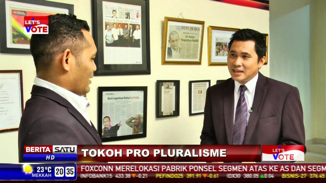 Tolak Ukur Tokoh Pluralis di Mata Boni Hargens - YouTube