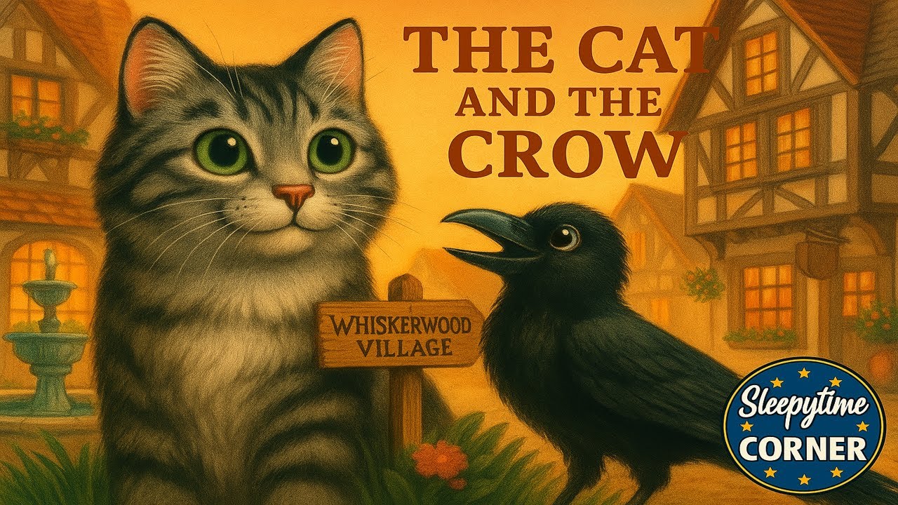 🐱 The Cat and the Crow | Heartwarming Animal Friendship Bedtime Story ...