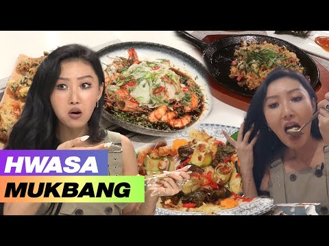 She's only concentrated in her food!