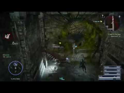 Final fantasy 15 daemon wall boss fight - YouTube