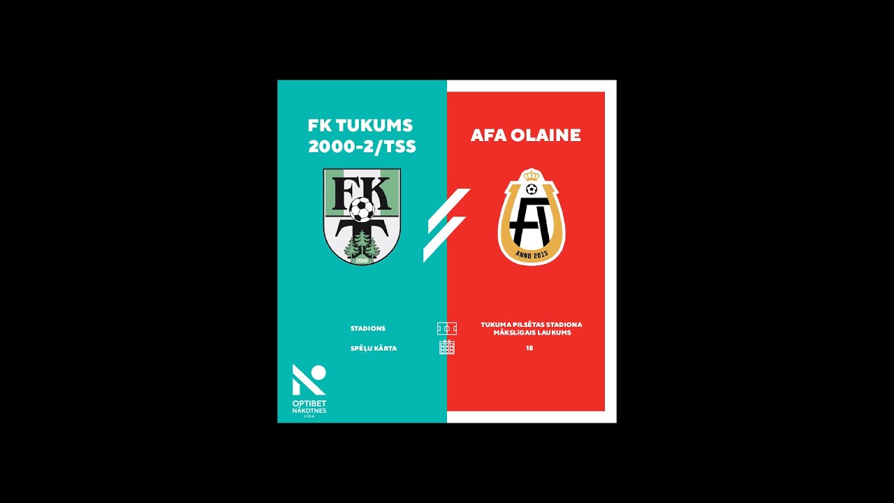FK Tukums 2000-2/TSS - AFA Olaine - YouTube