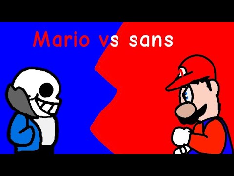 🟦Mario vs sans🟥 - YouTube