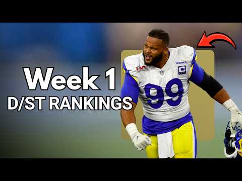 10 Best D/ST (Defense) for Fantasy Football - Week 1