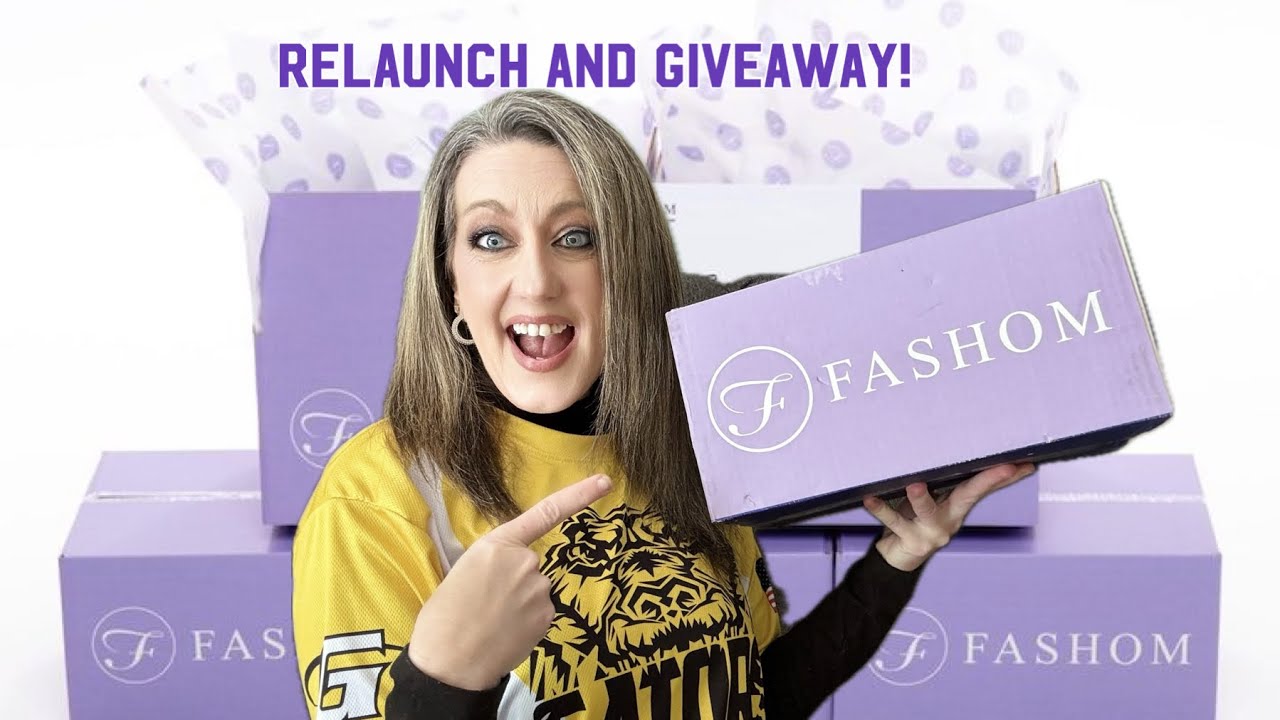 Fashom re-launch, sale boxes and giveaway! #fashom #giveaway - YouTube