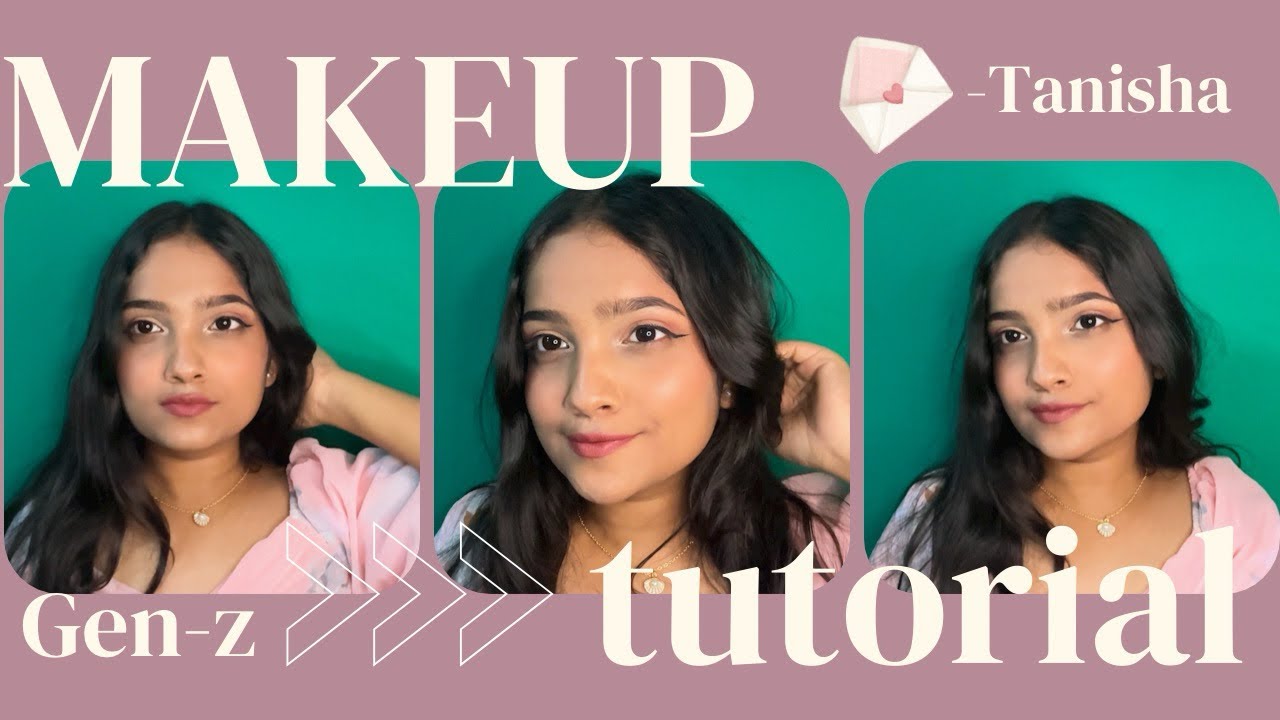 Easy 5 Min Gen-Z Makeup Tutorial 🥰💗 - YouTube