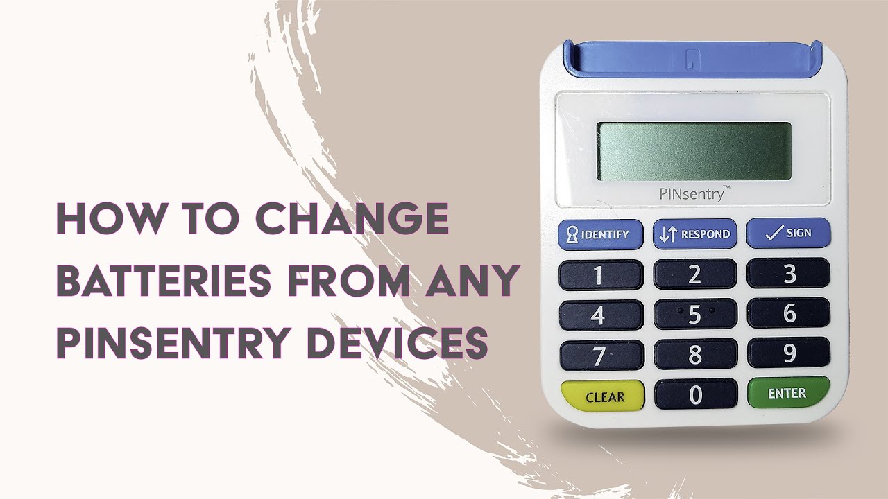 Change PINsentry battery - YouTube