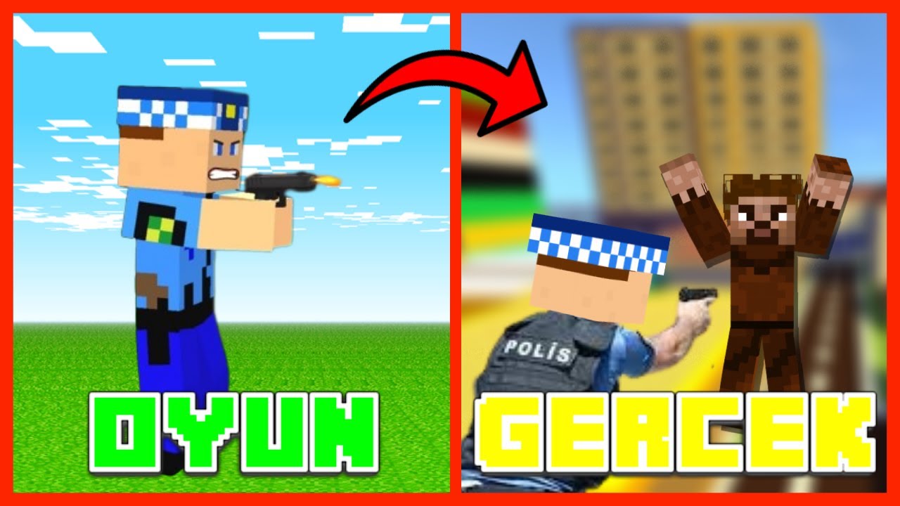 MİNECRAFT PARODİLERİ GERÇEK YÜZLERİ! 😱- Minecraft Parodileri, Kerem ...