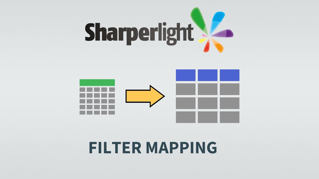Sharperlight - Filter Mapping - YouTube