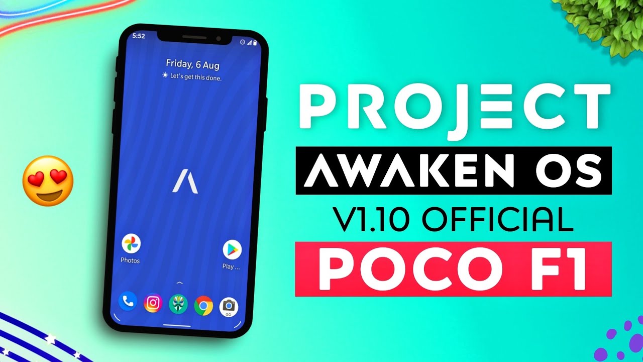 ⚡Project Awaken v1.10 Violet | POCO F1 | Official Android 11 | Project ...