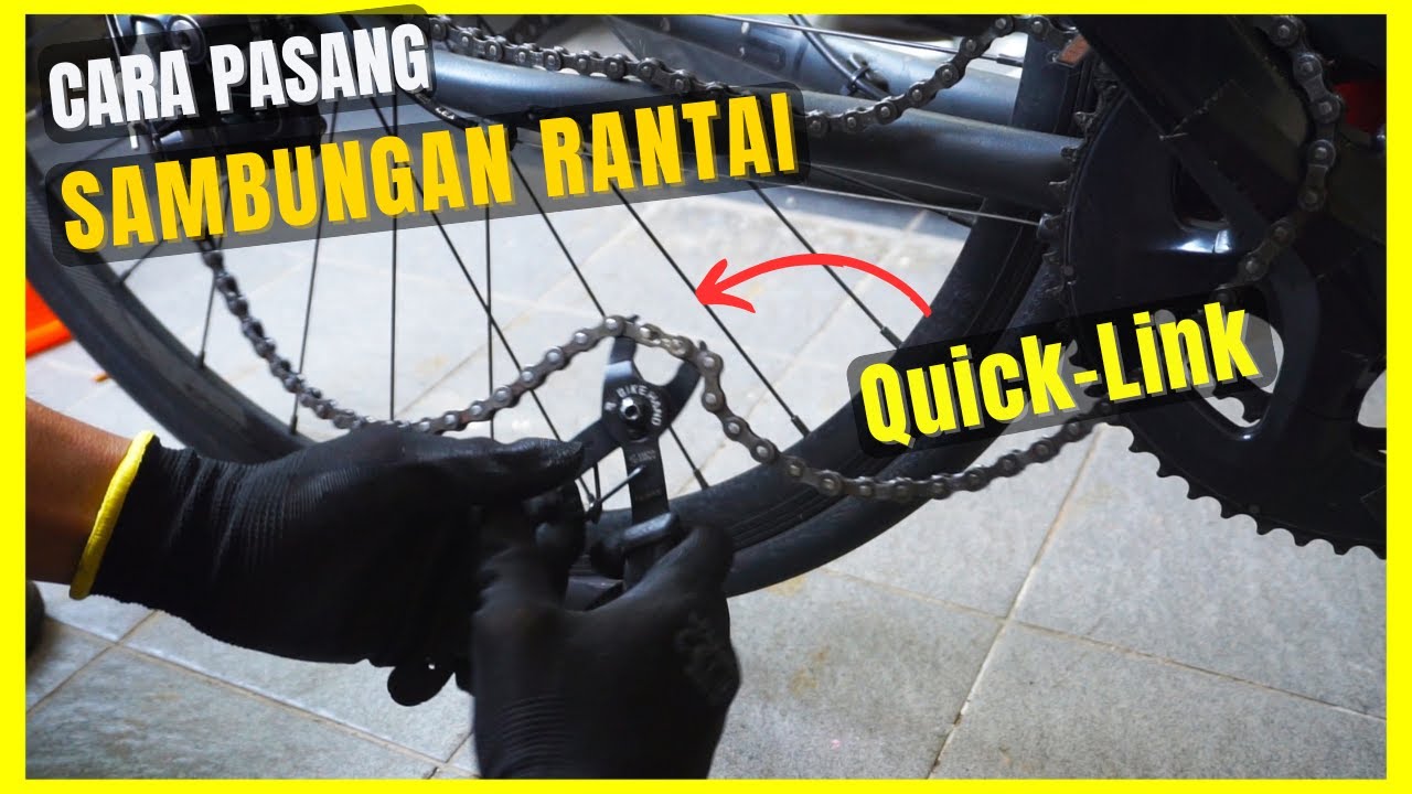 Cara memasang sambungan rantai (quick link) - YouTube