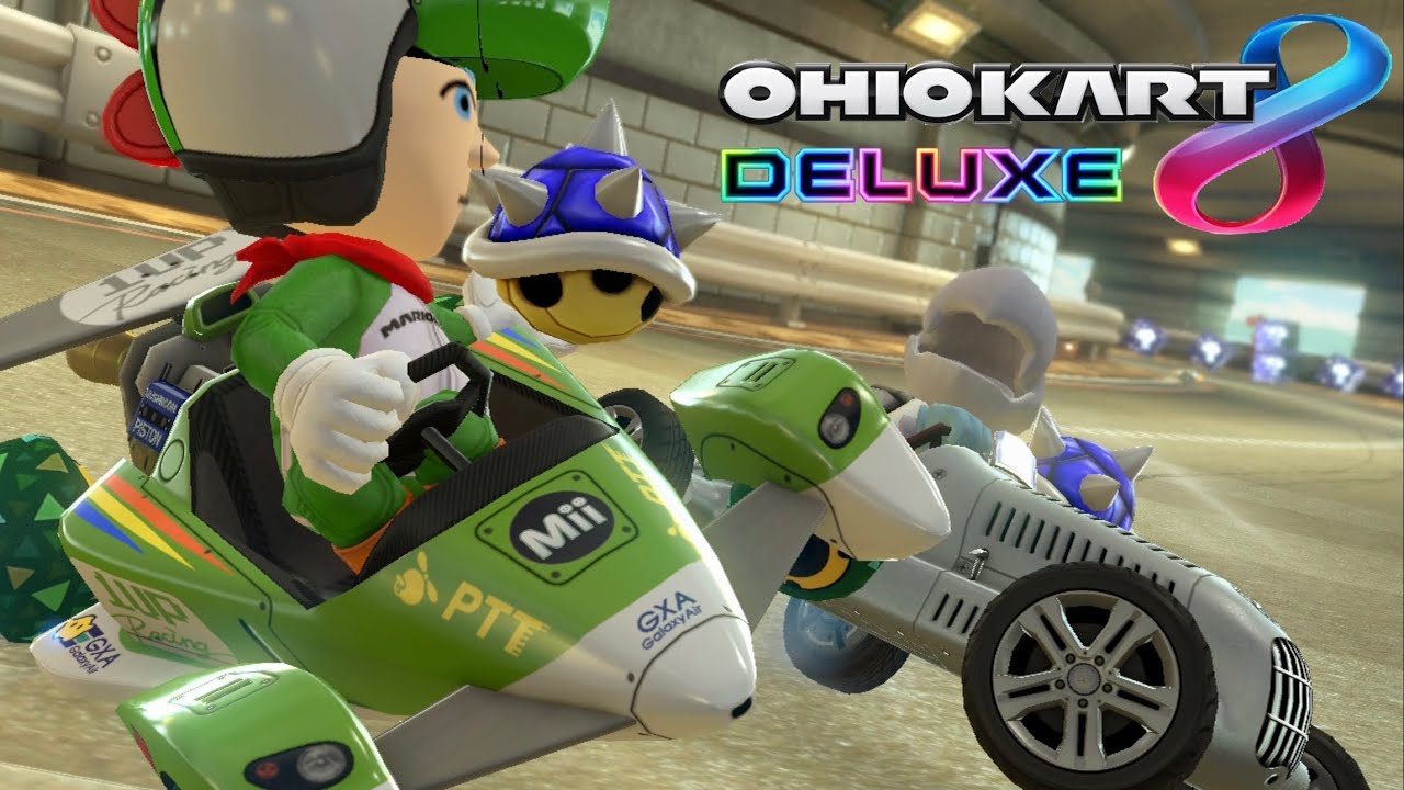 Driving to work in Ohio Kart 8 Deluxe - YouTube