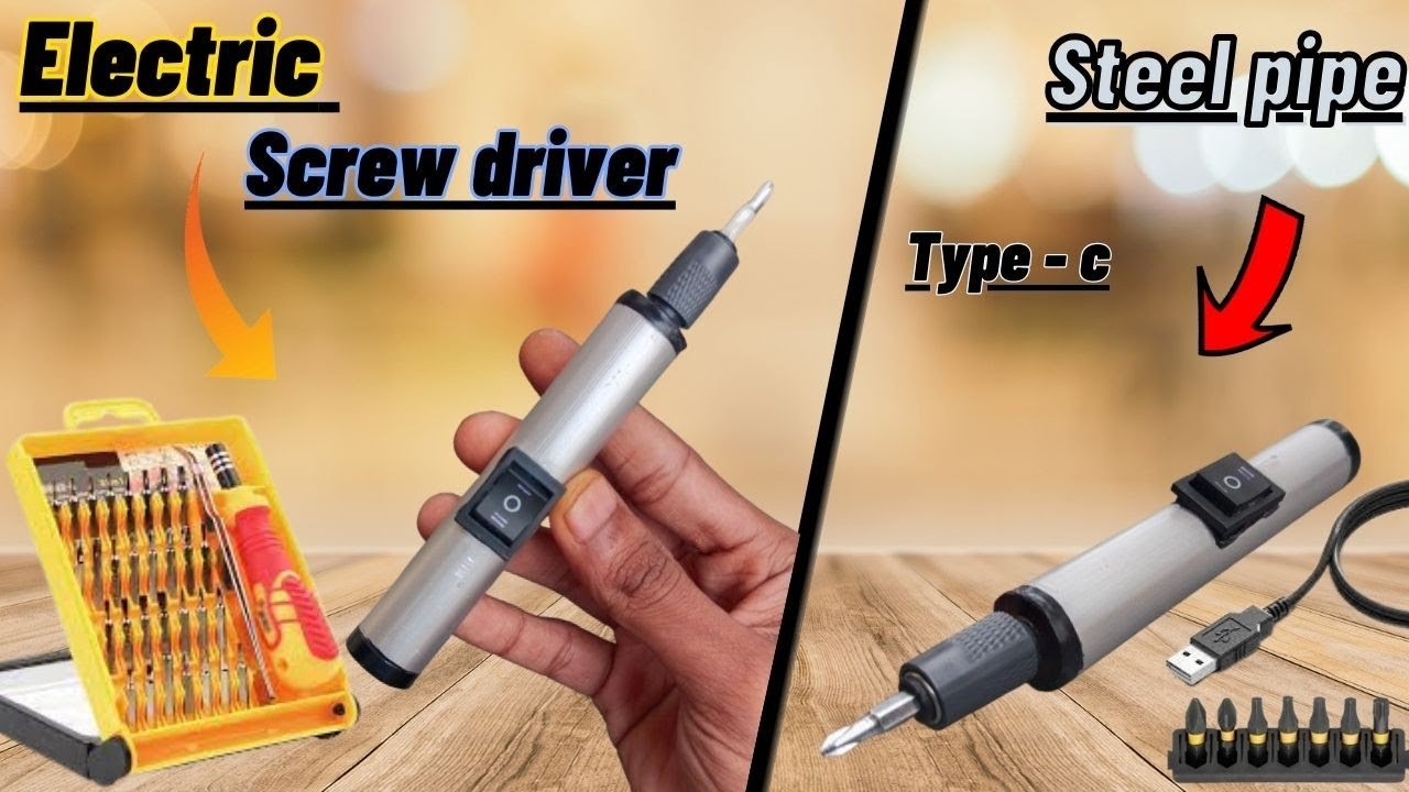 How to Make Your Own Electric Screwdriver Set at Home || DIY Tool ...