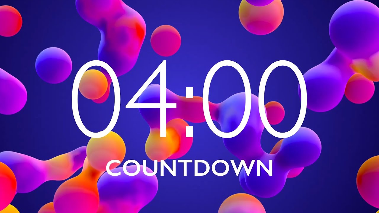 4 Minute Timer With Relaxing Music And Alarm 🎵⏰ Youtube