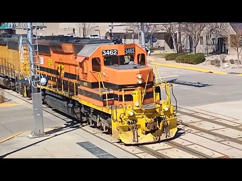 3462 RCPE leading SD40-2 trio with former UP unit! - YouTube