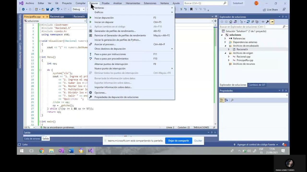 Práctica 1: Sobrecarga de operadores - YouTube