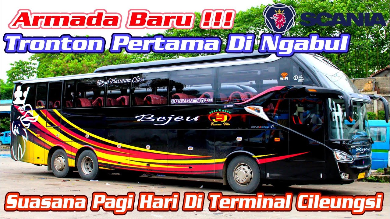 Armada Terbaru !!! Po.Bejeu Tronton Scania Perdana Nge Line,Suasana ...
