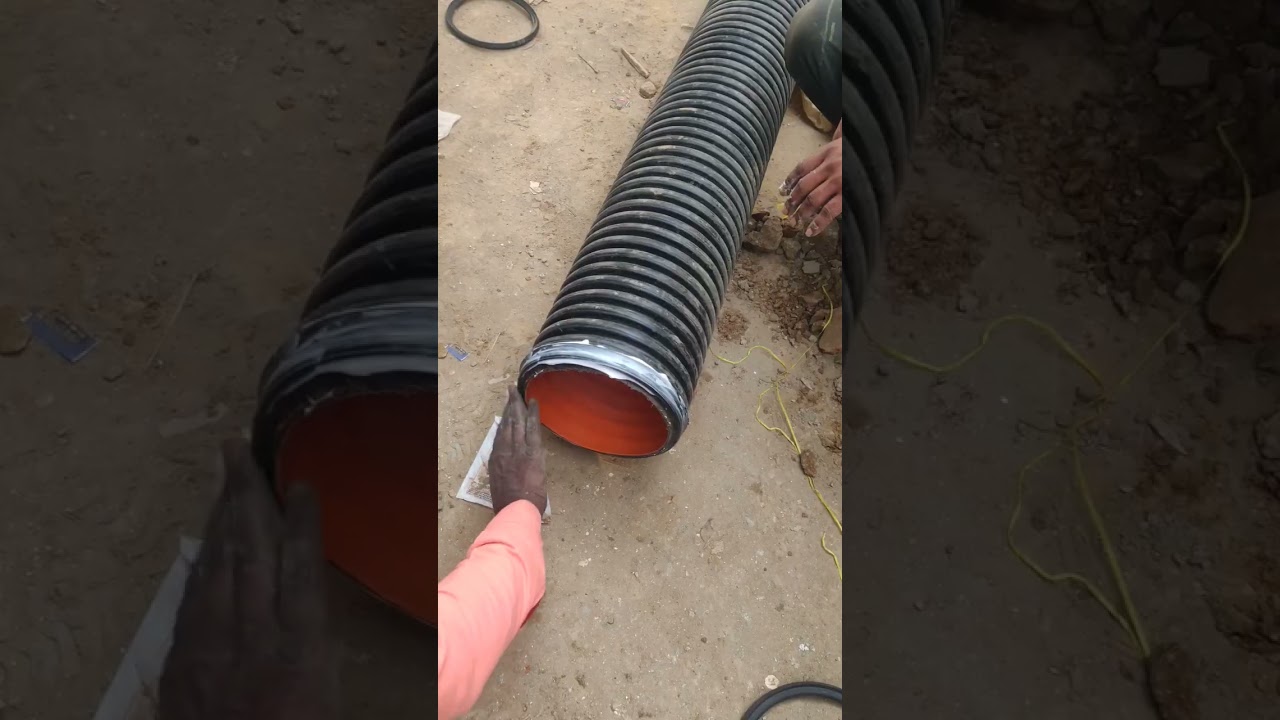 Dwc pipe joint | Lubricant joint for DWC pipe | EPDM ring for DWC pipes ...