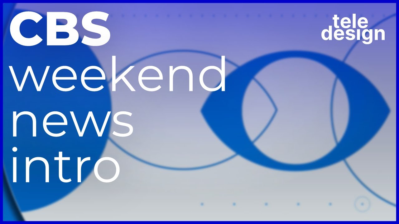 CBS weekend news intro - YouTube
