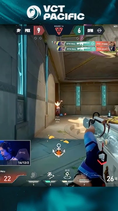 DFM Meiy CRAZY 1v2 Clutch vs. PRX #shorts #vct #valorantclips - YouTube