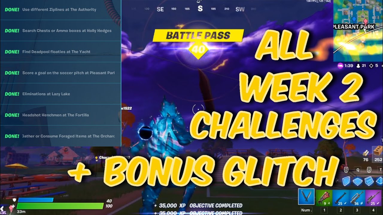 HOW TO SOLVE ALL WEEK 2 CHALLENGES IN 40 MINUTES AND GET 100,000XP MORE ...