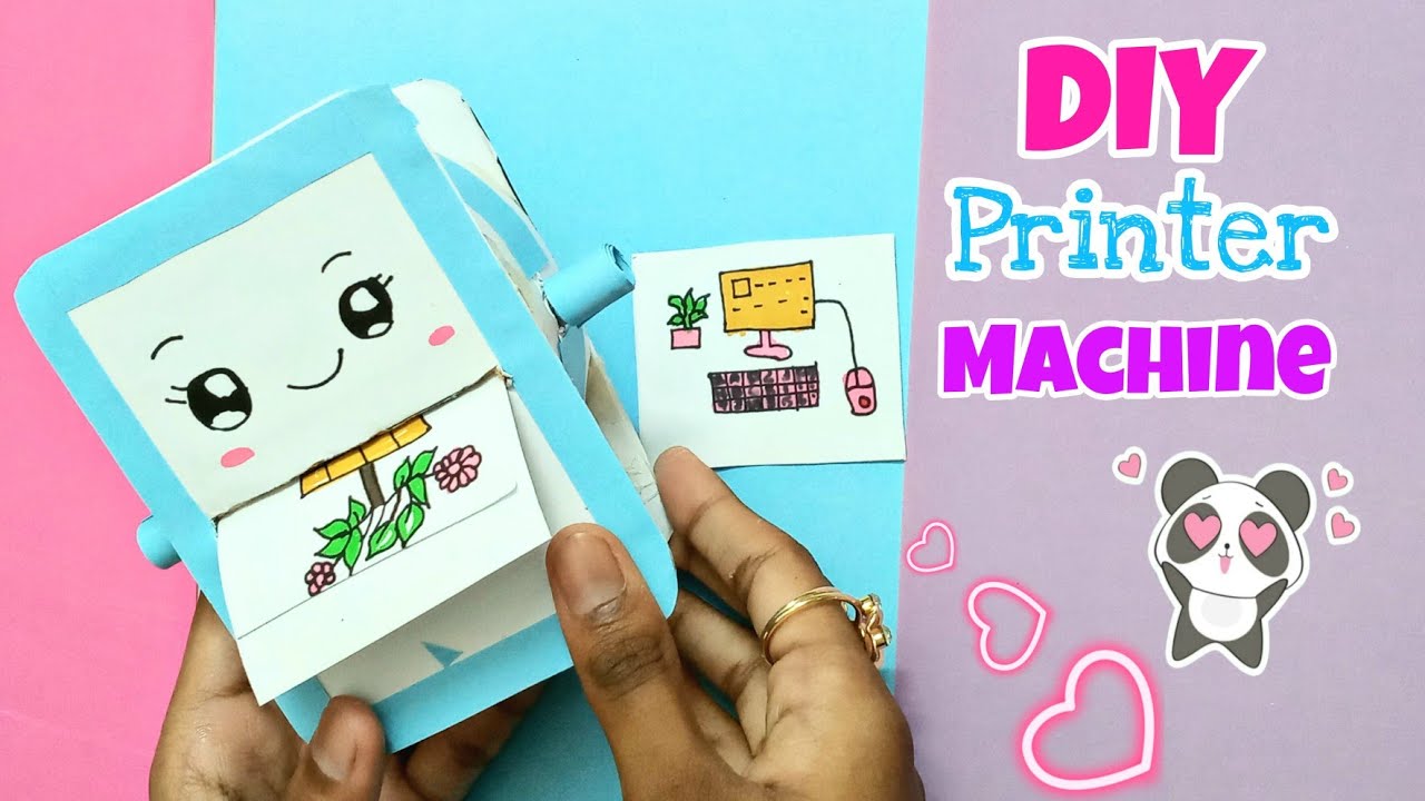 How to make mini printer machine/ DIY Mini printer machine at home ...