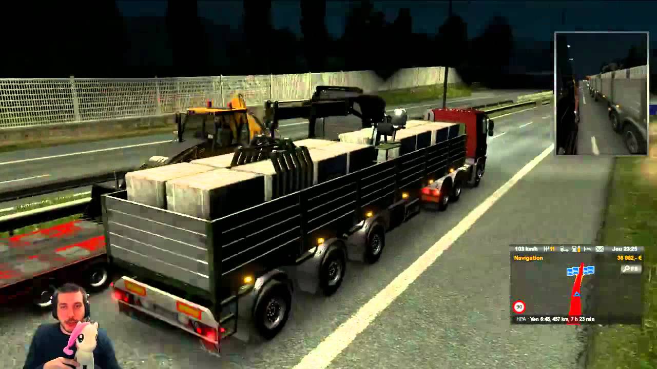 Rediffusion du live du 03 octobre - Euro truck simulator 2 - YouTube