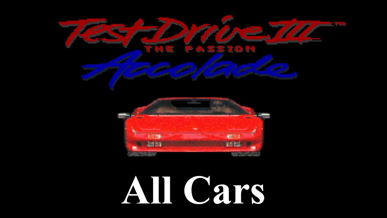 Test Drive III: The Passion Car List - YouTube