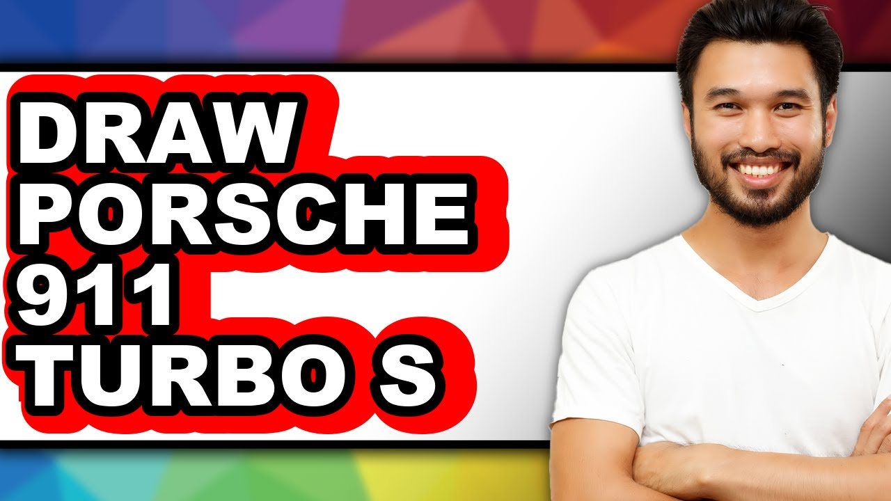 How To Draw Porsche 911 Turbo S - Step By Step - YouTube