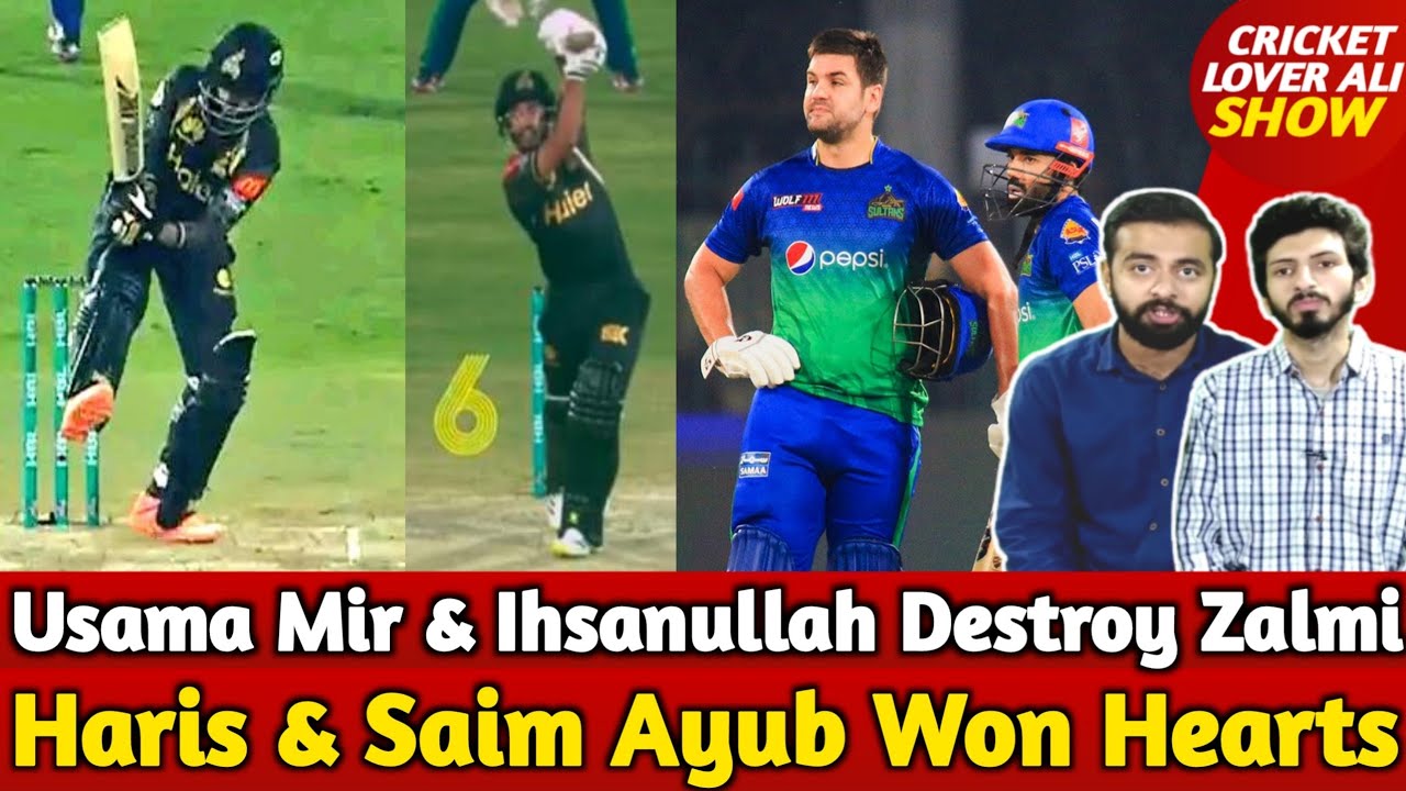 Haris & Saim Ayub Won Hearts | Usama Mir & Ihsanullah Destroy Zalmi ...