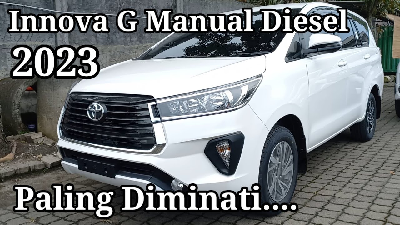 Toyota Kijang Innova Reborn 2.4 G Diesel Manual Transmisi Tahun 2023 ...