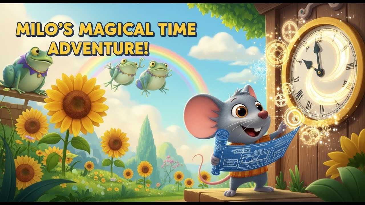 Milo the Mouse Solves the Mystery of the Magic Clock Kids Adventure ...