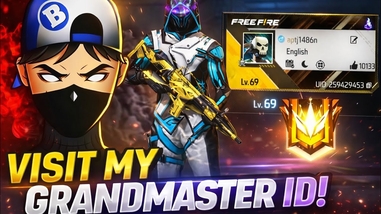 MY GRANDMASTER ID VISIT #freefire #freefiremax #garena #games #video # ...