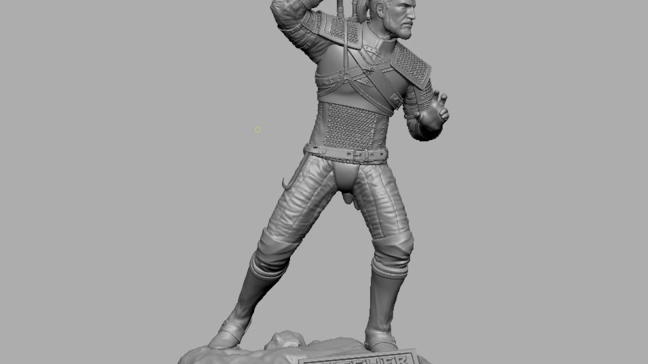 Witcher Sculpt in zBrush - YouTube