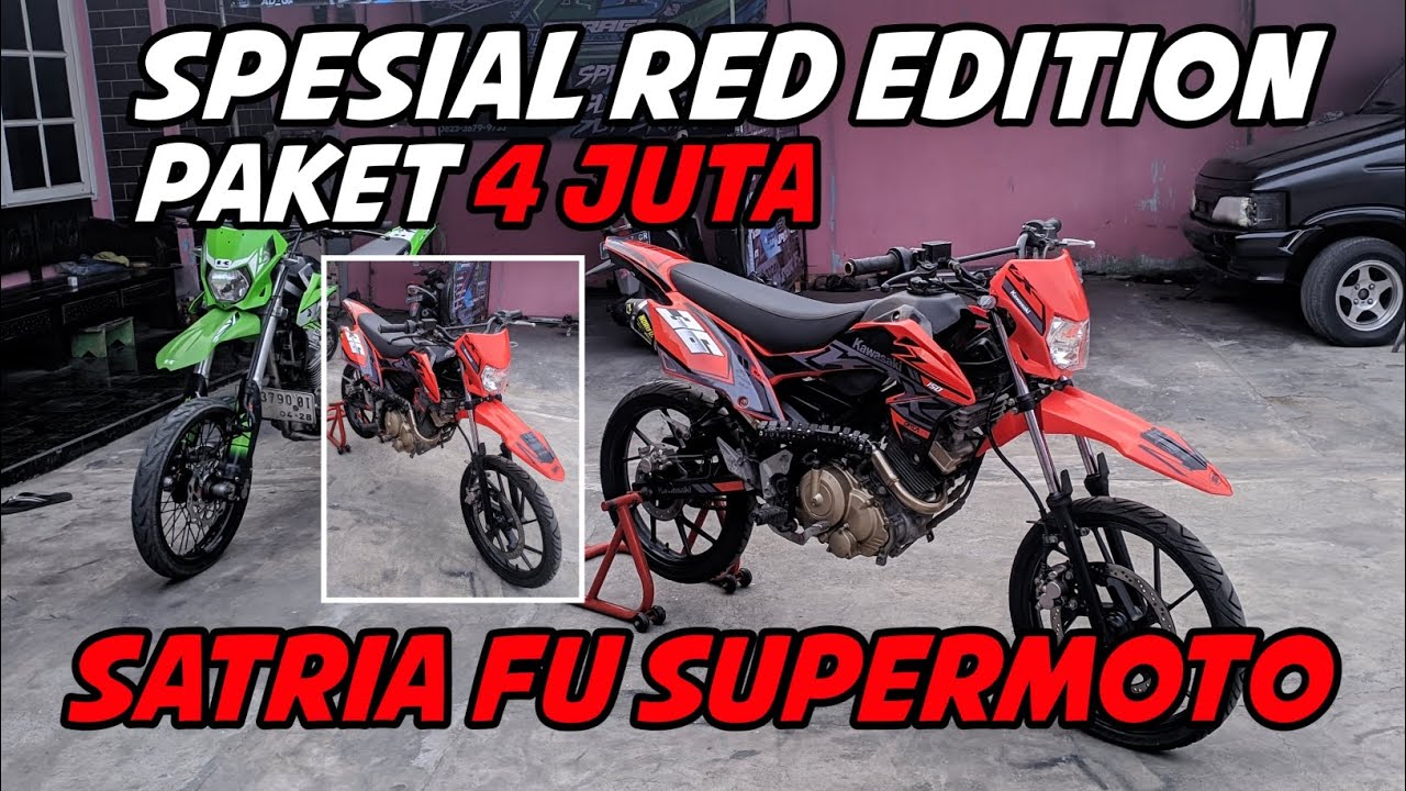 SATRIA FU MODIF SUPERMOTO|| CUSTOM AD GARAGE KEDIRI 🔥 HABIS BERAPA YA ...