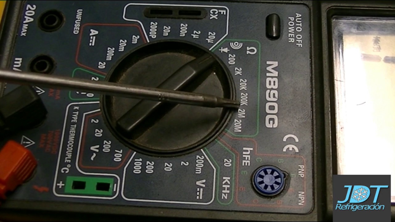 tester digital M809G - YouTube