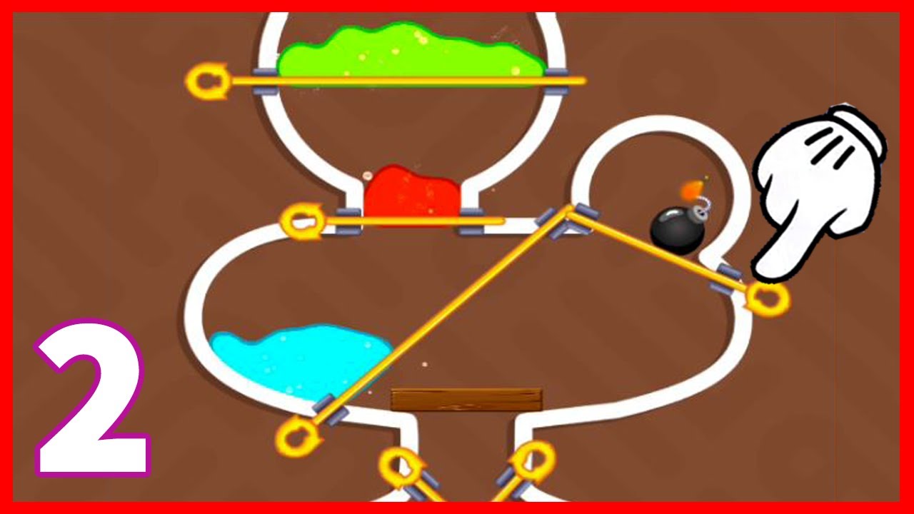 Color Fall Pin Pull gameplay Part 2 | Color Fall game (Android,iOS ...