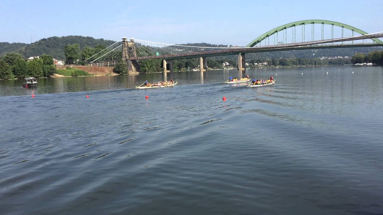 Wheeling Dragon Boat Races Orrick Teams - YouTube