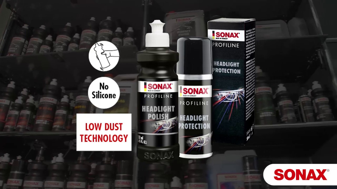 SONAX PROFILINE Headlight Polish - YouTube
