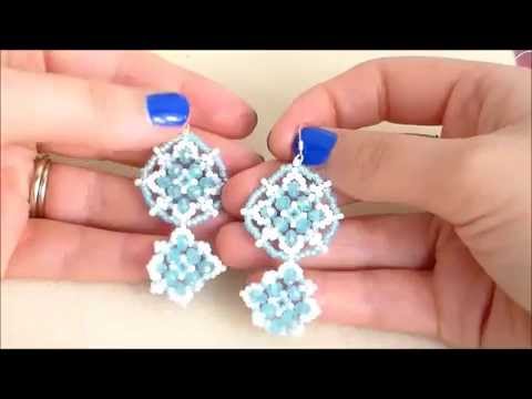 Tutorial - Orecchini con modulo Floris - YouTube