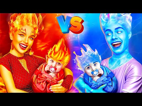 Elementlerden Ember ve Wade Çocuk Sahibi! Ateş ve Su Ebeveynlik Tüyoları!