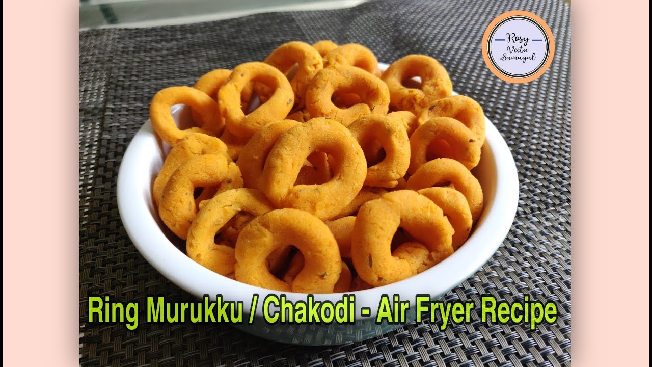 Ring Murukku / Chakodi / Chegodilu /Kodubale / Air Fryer Recipe - YouTube