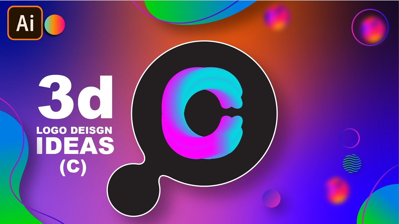 How To Design This Type Of Modern (C) Logo Design |In Adobe Illustrator ...