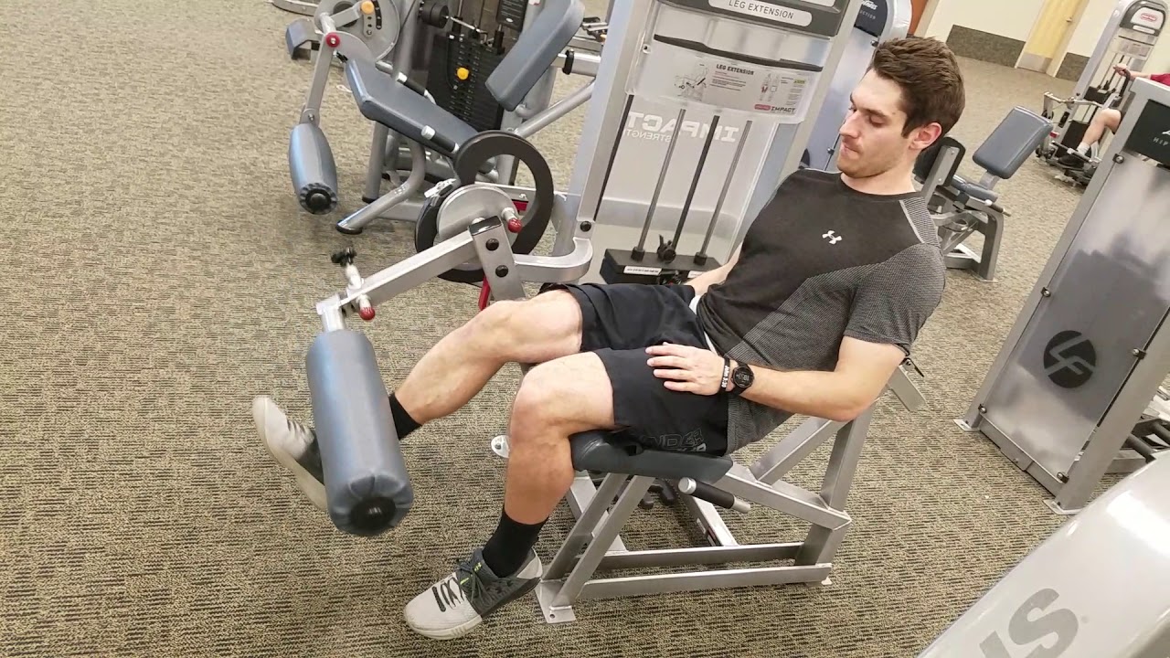 Machine SL Knee Extension - YouTube
