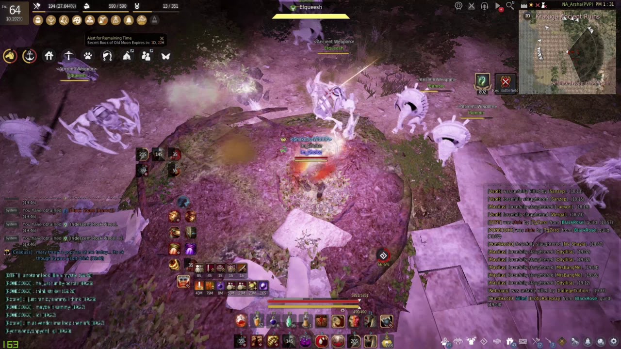 BDO Kratuga Grind 7400+ Trash/h. 309 AP Kutum Berserker | Black Desert ...