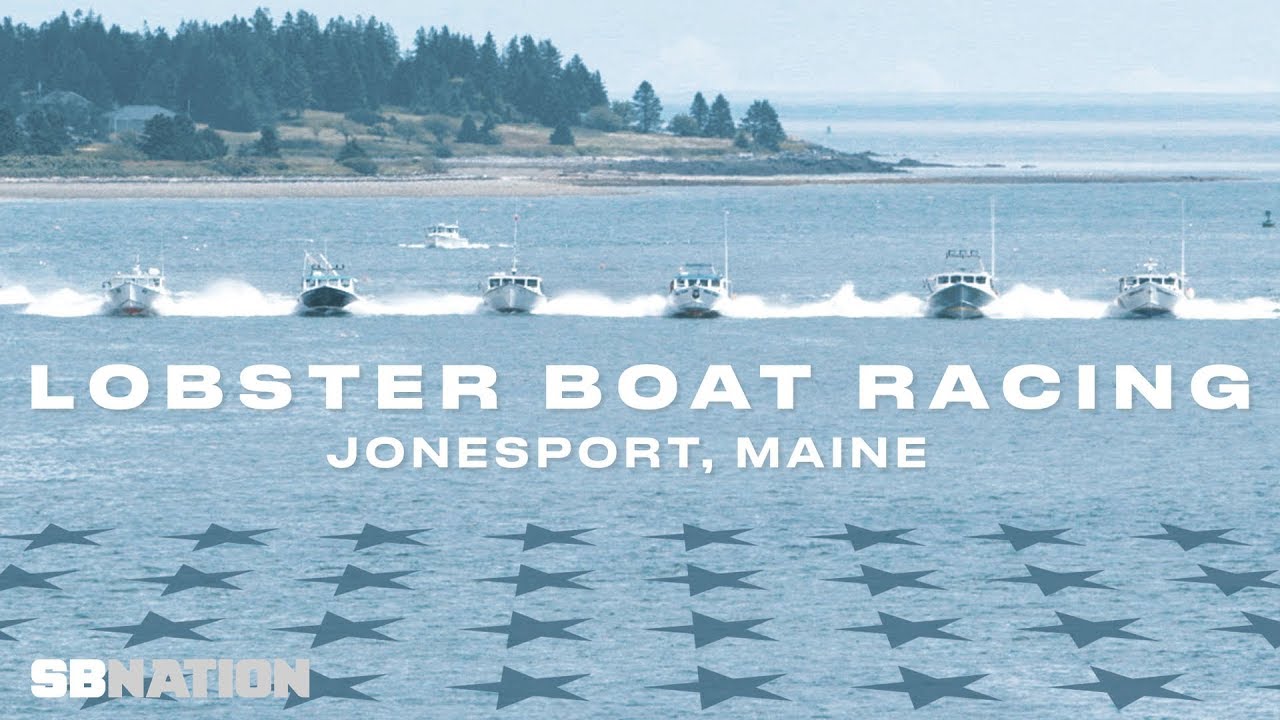 Racing on board the world's fastest lobster boats in Maine - YouTube