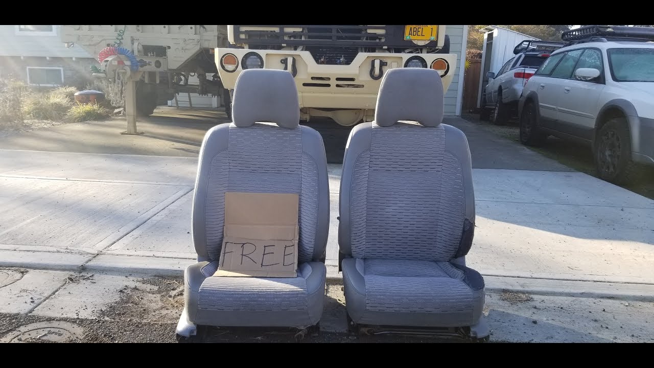 Abel LMTV build part 82 (FRS seat installation) - YouTube